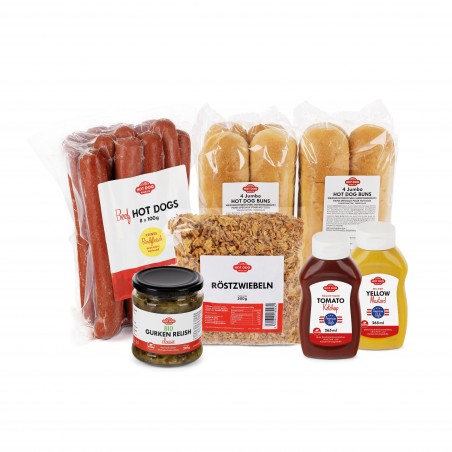 Pack Hot dogs grand format "jumbo" (8 saucisse de 80g)